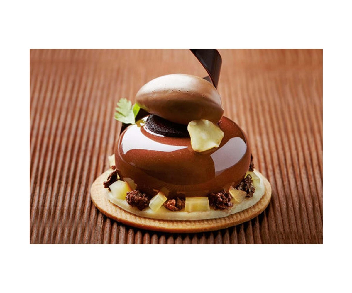 Kek Çikolata Pişirme Yuvarlak Basık Oval Tatlı Çikolata Silikon Kalıbı ...